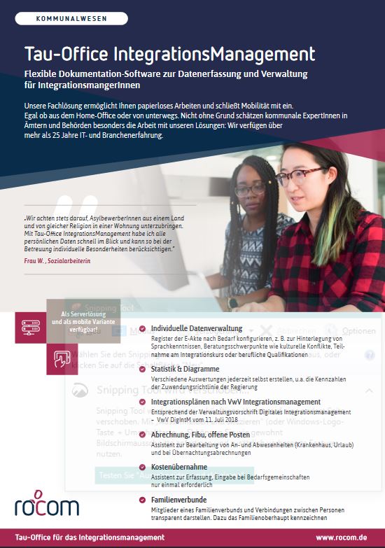Software für das Integrationsmanagement - rocom GmbH